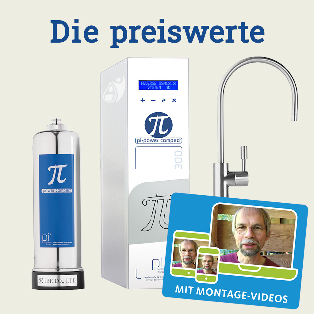 PI-Power Compact 300 Osmoseanlage - Lebendiges Trinkwasser Shop